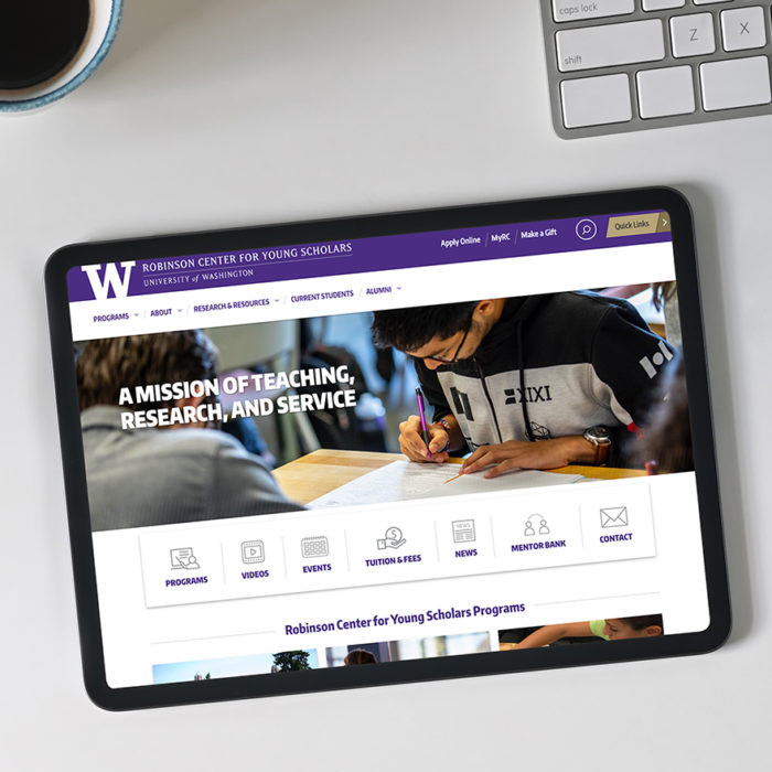 UW Robinson Center for Young Scholars - Digital Project by Jennergy