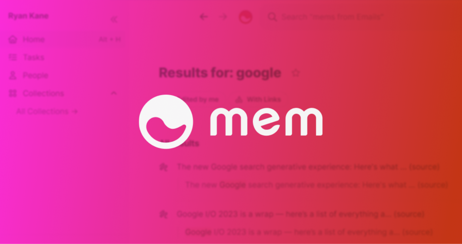 Mem: An AI Notes App to Organize Your Workspace - Jennergy QuickShare